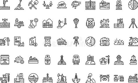 Geology Icons Icons Simple Vector Icon Illustration Symbol Design Template For Web Mobile Ui