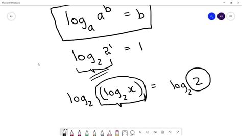 Solved10 Pts Determine All Solutions To The Logarithmic Equation