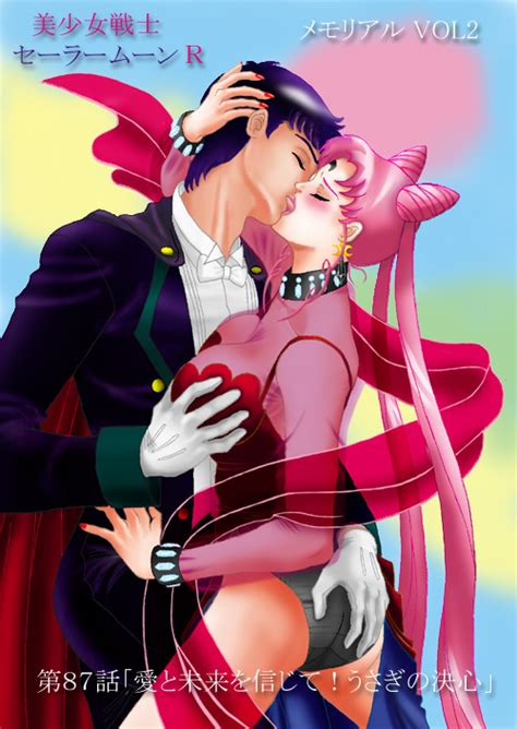 Chibi Usa Black Lady Chiba Mamoru And Tuxedo Kamen Bishoujo Senshi