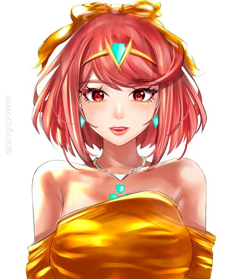 Pyra Xenoblade Chronicles And 1 More Drawn By Langspower Danbooru