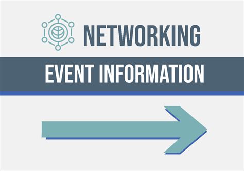 Free Networking Event Information Signage Template To Edit Online