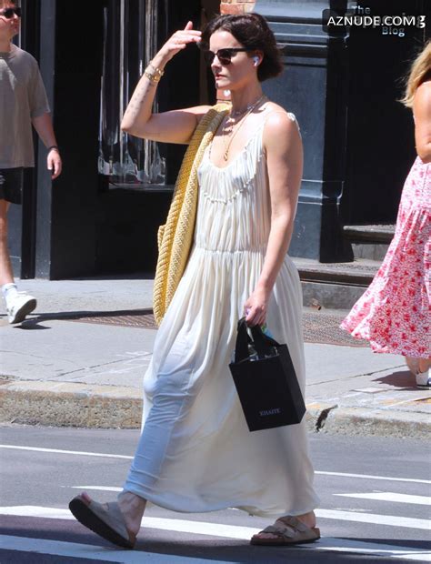 Jaimie Alexander Stuns In Sexy Soho Shopping Spree Aznude