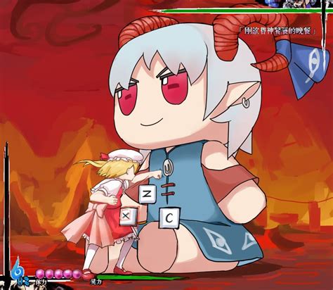 Flandre Scarlet And Toutetsu Yuuma Touhou And 3 More Drawn By Zuolin