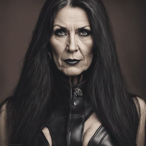 Portrait Of An Older Leather Domina By Marwit68 On Deviantart