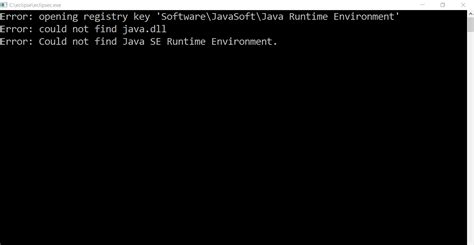 Eclipse Error Opening Registry Key Software Javasoft Java Runtime