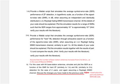 Solved 1 B Provide A Matlab Script That Simulates The