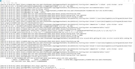 GMinerCuda9 0 Fails To Start Mining Issue 2613 Nicehash