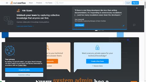 Why Do I See This Annoying Teams Banner Meta Stack Overflow