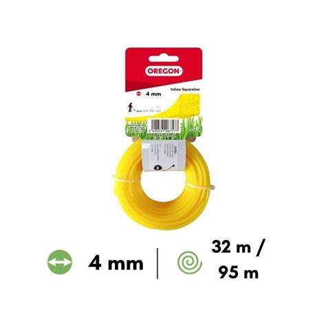 Fil Nylon Carré Oregon Débroussailleuse 4 Mm