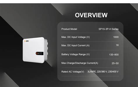 Three Phase Hybrid Inverter 3 15kw