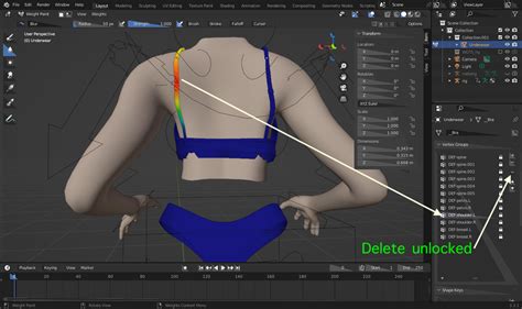 Rig Underwear Problem Page 2 Animation And Rigging Blender Artists Community
