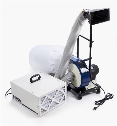 Rikon 1 Hp Portable Dust Collector Model 60 105 450 Cfm Air Cleaner