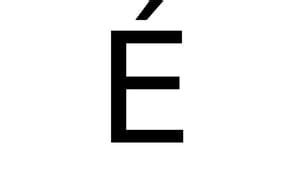 Uppercase E With An Accent Mark Tervenue