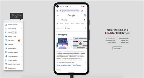 How To Perform Mobile Browser Debugging Browserstack