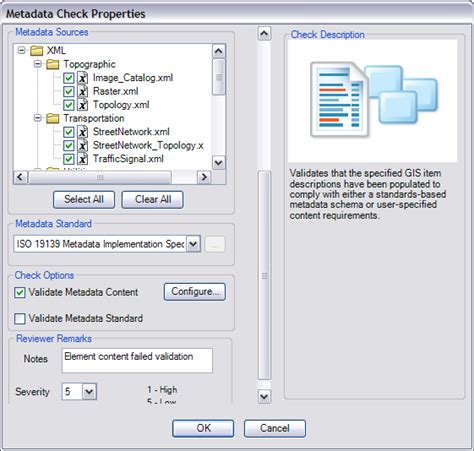 Using Predefined Expressions To Validate Stand Alone Metadata—arcmap Documentation