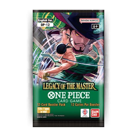 Booster One Piece Legacy Of The Master Op 12 Chq Jogos