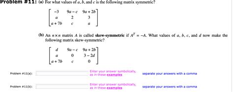 Solved Problem 9 Determine The Value Of B That Would Chegg Com