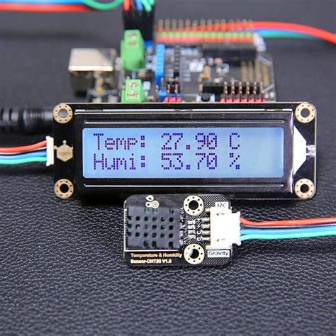 gravity dht20 temperature and humidity sensor the pi hut