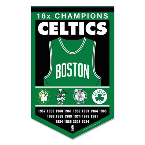 Boston Celtics 18 Time 18x Champions Banner State Street Products