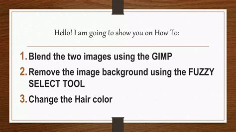Basics Of Gimp Ppt