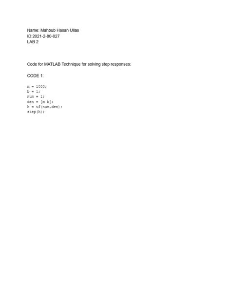 Mahbub Hasan Post Lab Report Pdf