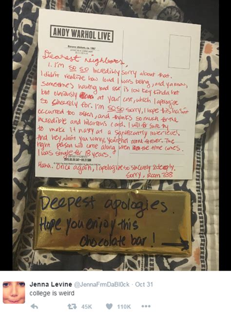 Student Complains About The Couple Next Door Having Loud Sex And Then Gets A Hilarious