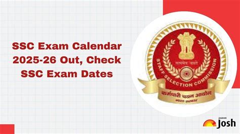 Ssc Calendar 2025 Out Upcoming Notifications And Exam Dates Download Pdf