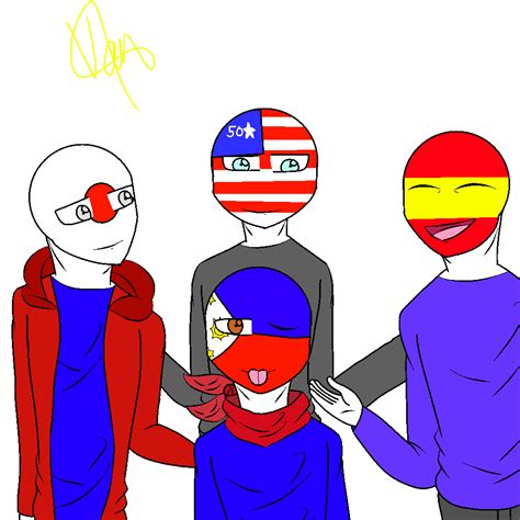 Countryhuman Philippine Spain America Japnan By Skyletjasondean On