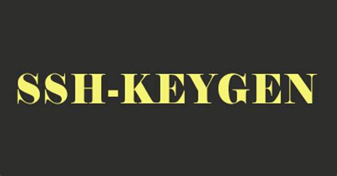 Ssh Keygen 簡介 Antfire 的生活雜記
