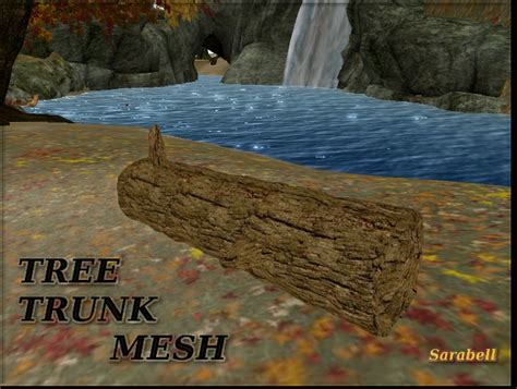 Second Life Marketplace Tree Trunk Mesh