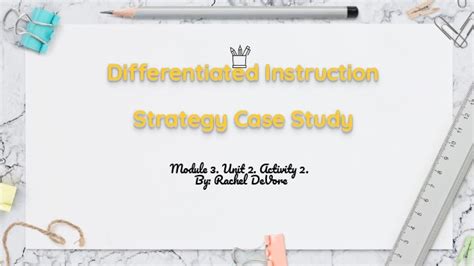 Differentiated Instruction Strategy Case At Emaze Presentation