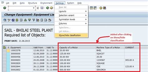 Solved Standard Report For Functional Location Characteri Sap Community