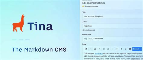 Tinacms A Headless Cms With Git Version Control Dev Community