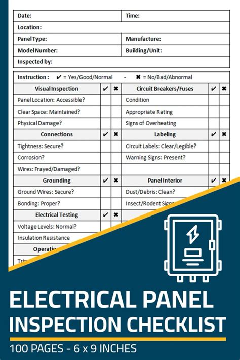 Electrical Panel Inspection Checklist Pdf At Darnell Hamilton Blog