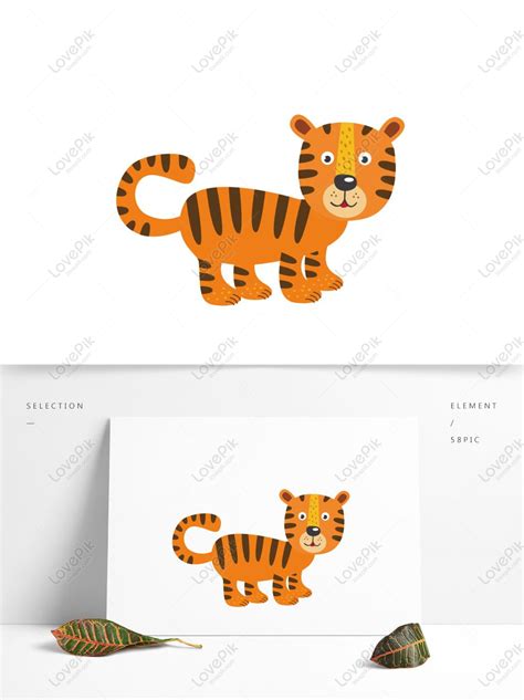 귀여운 호랑이 Png 일러스트 및 벡터 이미지 무료 다운로드 Lovepik