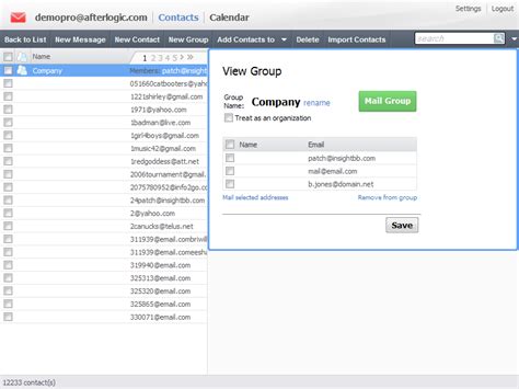 afterlogic corp — mail server webmail client email components