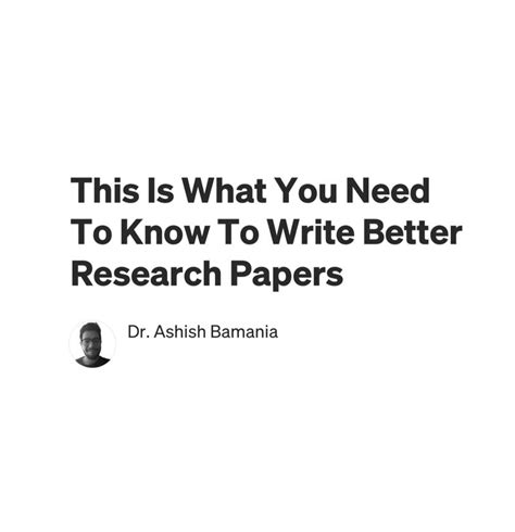 Dr Ashish Bamania On Linkedin Your Checklist To Writing Better