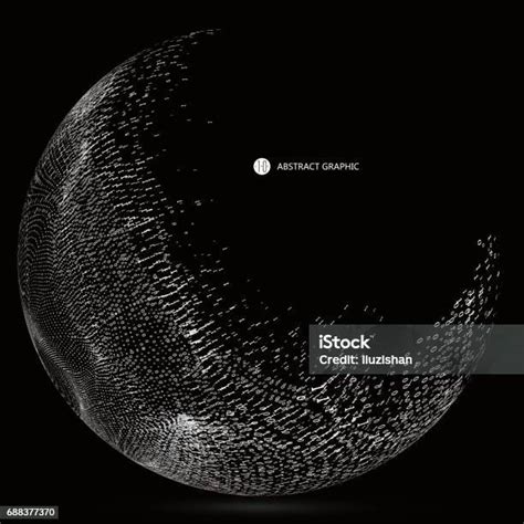 Titiktitik Dari Bentuk Array Bentuk Bulat Abstrak Ilustrasi Stok