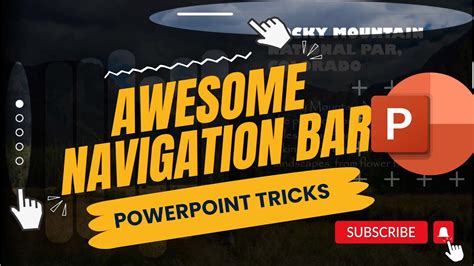 Create A Navigation Bar In Just 2 Mins Powerpoint Tricks Youtube