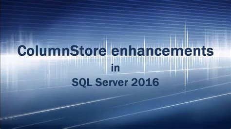 Columnstore Index Example In Sql Server At Janelle Mayo Blog
