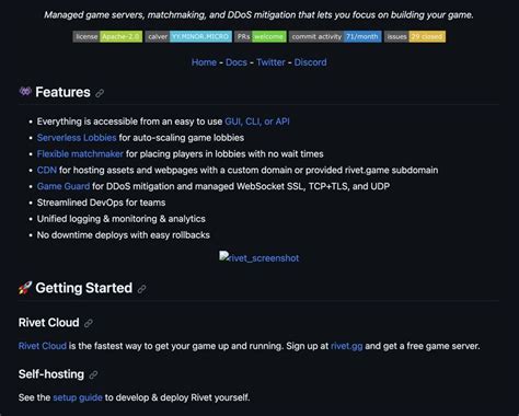 Rivet An Open Source Game Management Tool Ashwin Vemula Posted On