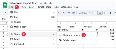 How To Import Tables From Google Sheets TablePress