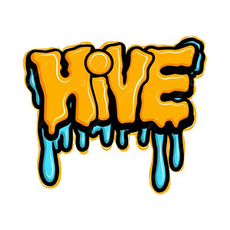 Hive Text Art Vector Hive Typography Design Png And Vector With Hive Text Art Vector Hive Typography Design Png And Vector With