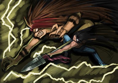 Tora And Aotsuki Ushio Ushio To Tora Drawn By Wasabi Danbooru