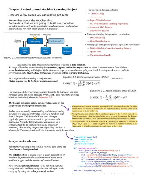 Ml Book Notes Pdf Dependent And Independent Variables Sampling Statistics