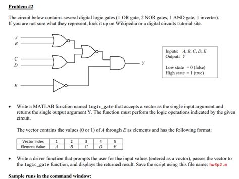 Solved Problem 2 The Circuit Below Contains Several Digital