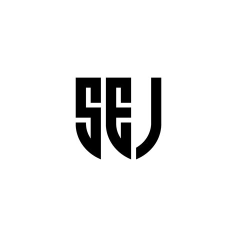 Sej Letter Logo Design In Illustration Vector Logo Calligraphy