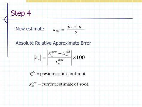 Ppt Solution Of Nonlinear Equations Topic Bisection Method Powerpoint Presentation Id6544392