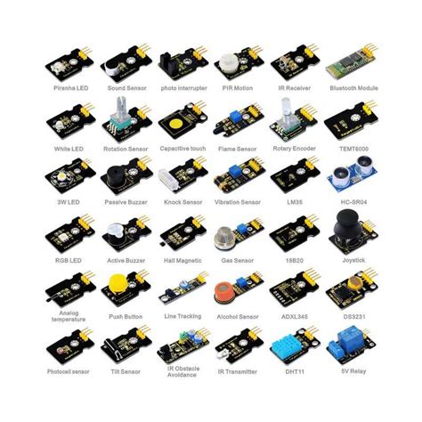 Kit Educativo De 36 Sensores Para Arduino