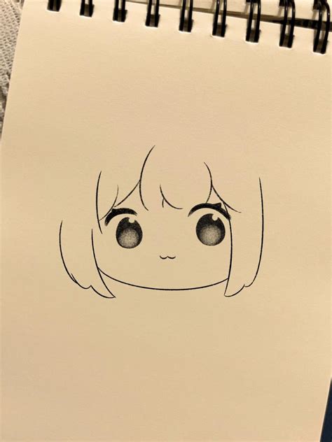 Q版动漫少女简笔画 Q版动漫少女萌图可爱 画趣文库（我爱生活）